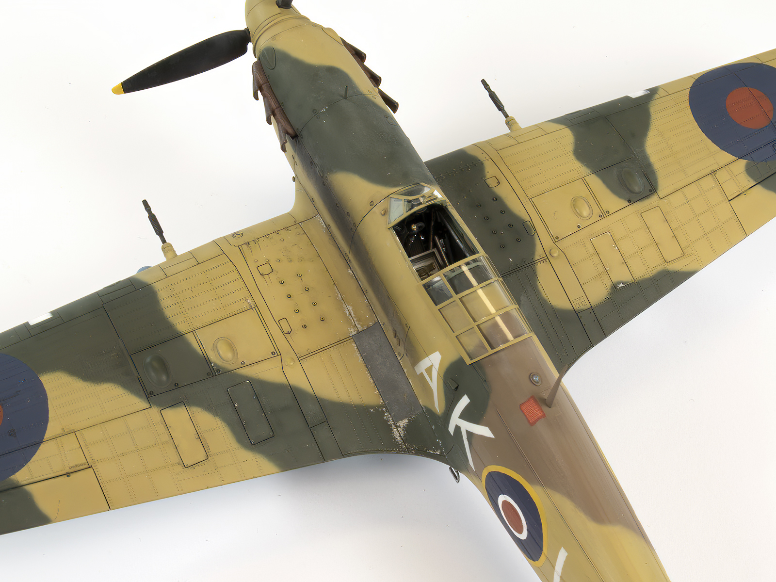 Arma Hobby 1/48, Hawker Hurricane Mk.IIc, finished in the livery of Albert Houle's regular mount ...